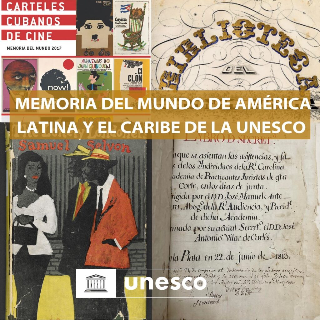UNESCO abre convocatoria para integrar el Registro Memoria del Mundo - ILAM